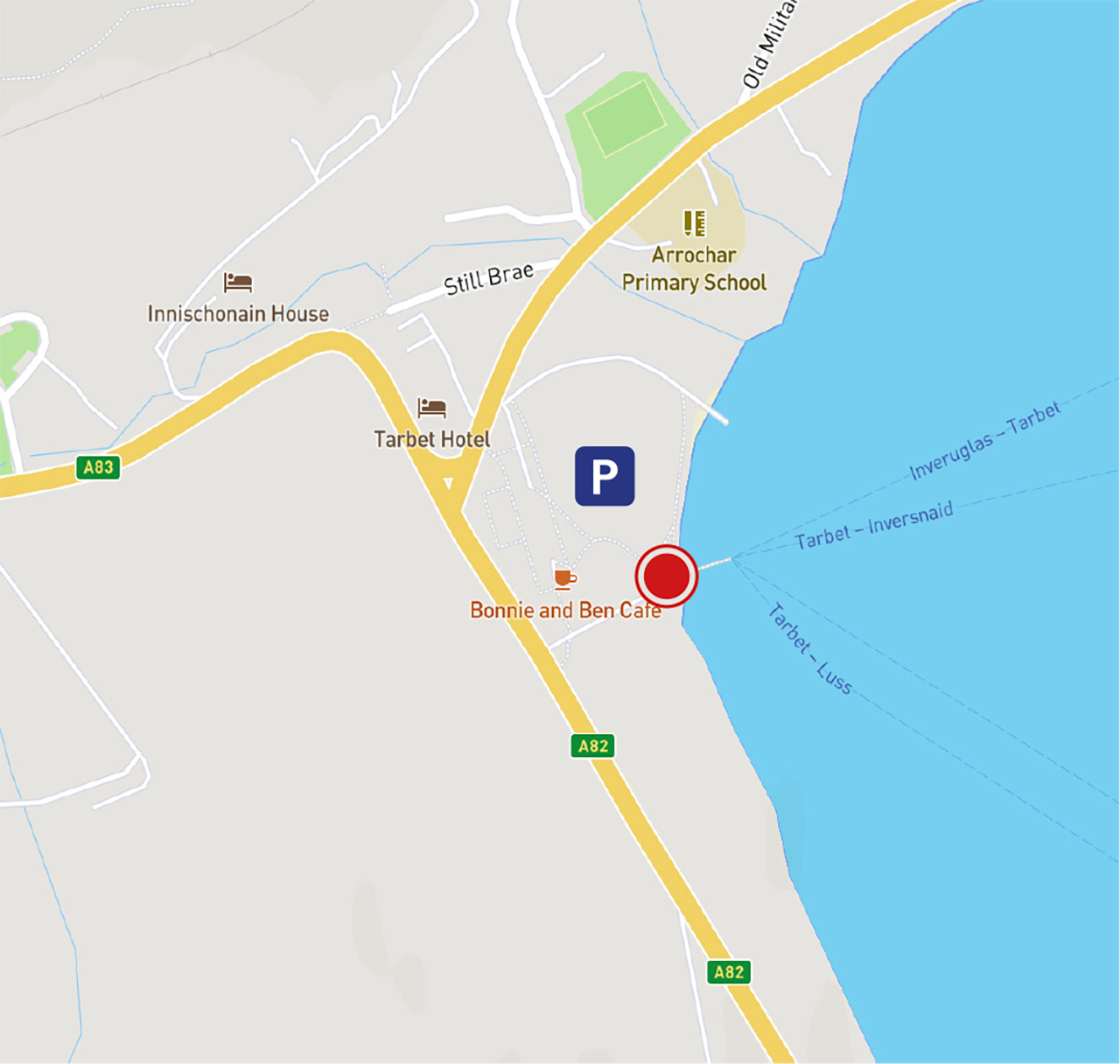 Tarbet - Inversnaid Waterbus - Cruise Loch Lomond