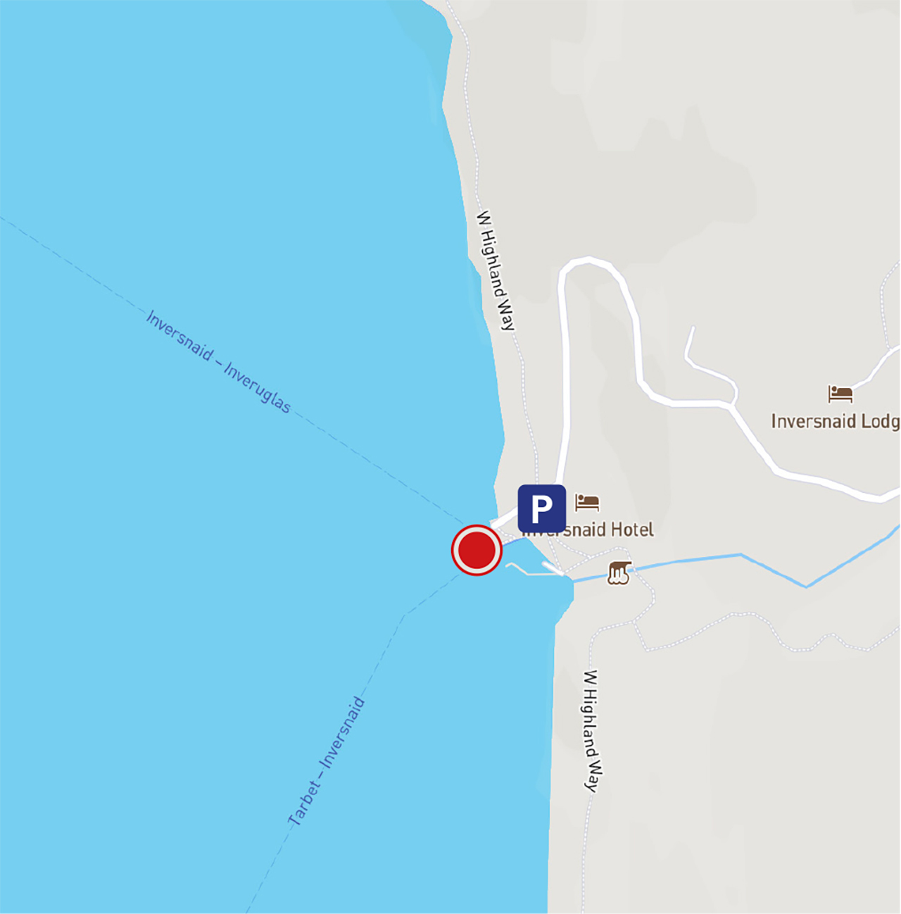 Inversnaid - Tarbet Waterbus - Cruise Loch Lomond